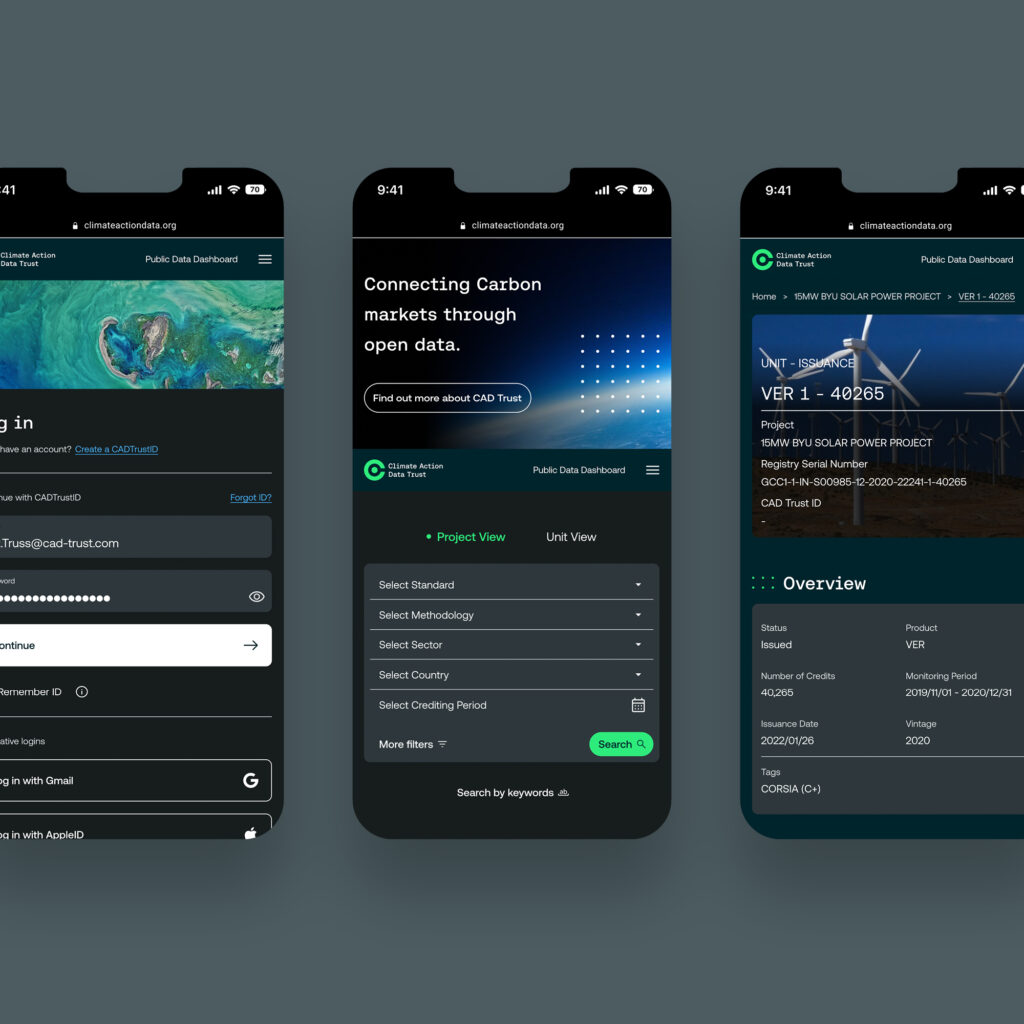 Data Dashboard Climate Action Data Trust